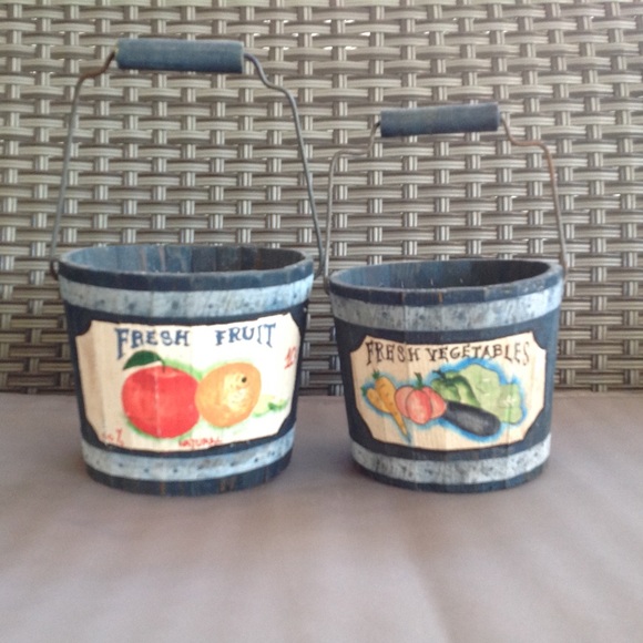 Kitchen | Fruit Vegetable Buckets | Poshmark